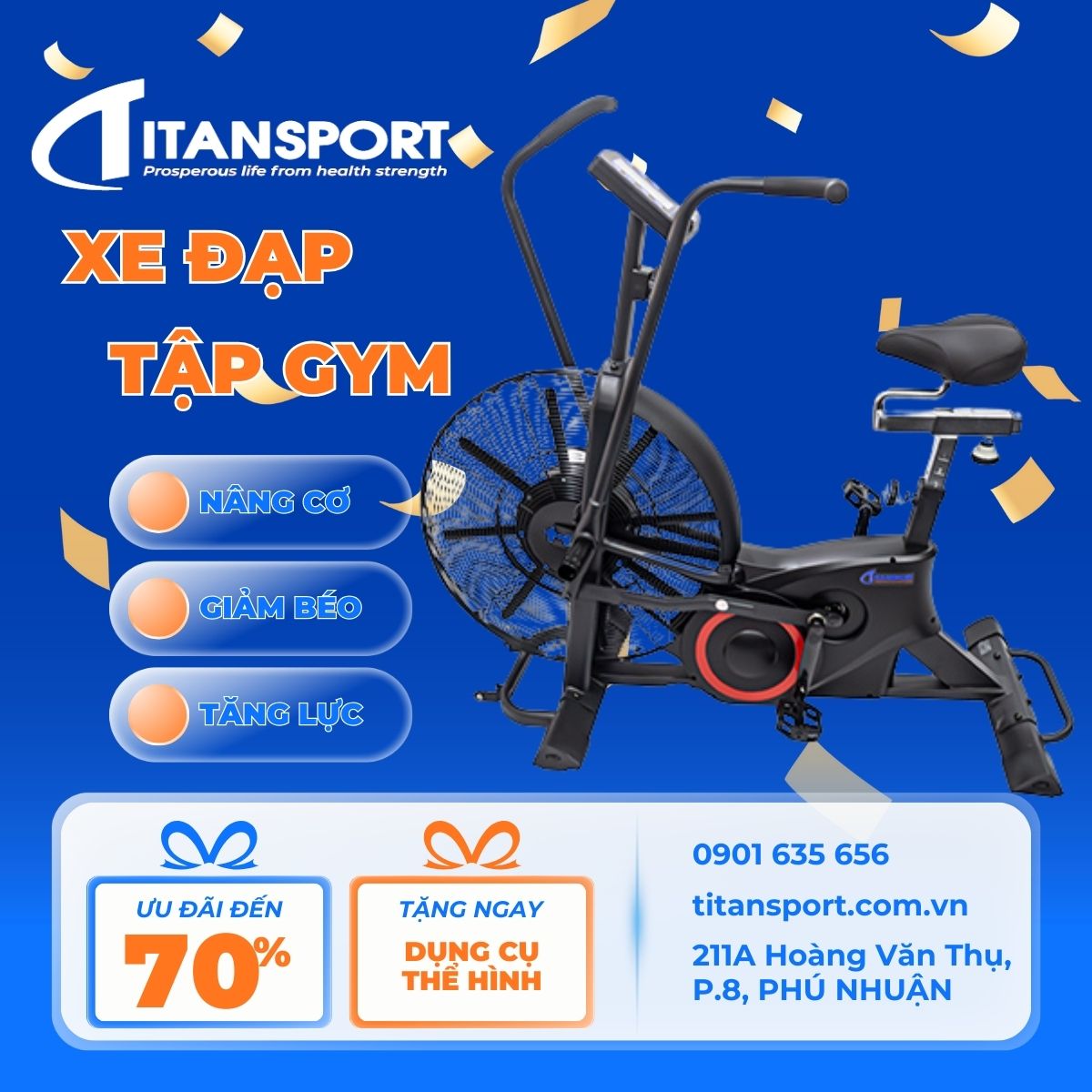 Kinh nghiệm chọn mua xe đạp tập gym tại nhà chất lượng bạn cần biết